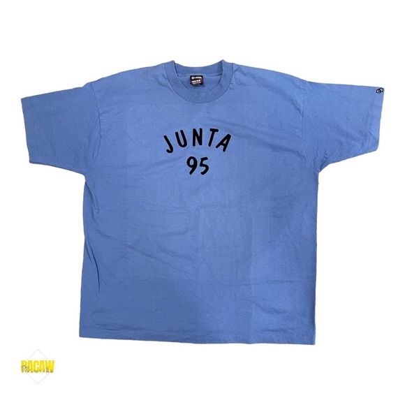 Fruit of the Loom | Shirts | Vintage Single Stitch Junta 95 Tshirt ...